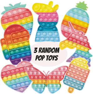 BONGERKING Random Pop Toy Poppet Set Popet for Stress Relief Silicone ...