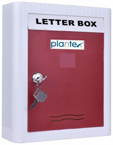Plantex Virgin Plastic Wall Mount A4 Letter Box - Mail Box/Outdoor ...