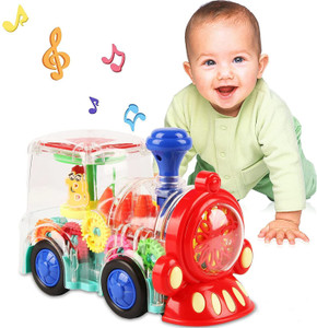 TOYSHINE Transparent Train Concept Musical and 3D Lights Kids ...