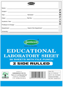 Flipkart.com | SUNDARAM Practical Sheet Single Line 21.7 X 28.8 cm 64 ...