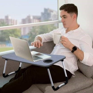 FurniGully Smart Multi-Purpose Laptop Table with Dock Stand and Coffee ...