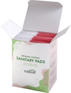 FabPad Organic Cotton Ultra Thin Rash Free Biodegradable Eco-Friendly ...