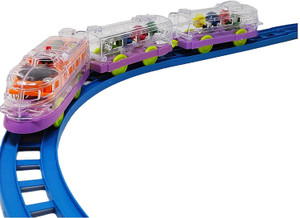 Veryke Musical Train Set with Long Track for Kids with Rotating Gears ...