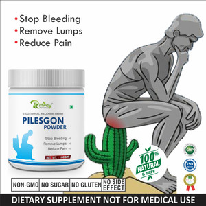 Riffway Pilesgon Ayurvedic Powder For Piles Relief, Stop Bleeding ...