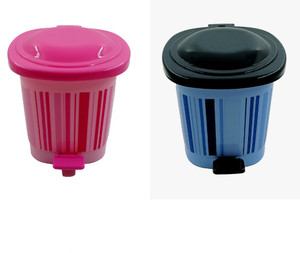 ShubhKraft Small Portable Table Dustbin/Desk Dustbin with Attached lid ...
