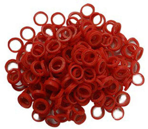 Dentosmile Orthodontic Colour Elastics Pack of 100 Pcs (Red 3/16" - 3.5 ...