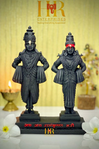 hr enterprises (VR 201 Black) Vitthal Rukmini Statue,Vitthal Rukmani ...
