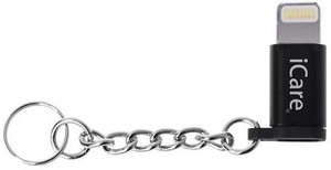 iCare Black micro usb to iPhone converter Phone Converter Price in ...