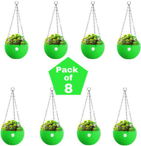 GTC Hanging EURO Basket (9 Inch) with Metal Chain For Indoor and ...