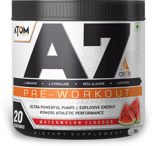 AS-IT-IS Nutrition ATOM A7 Pre-workout for Pump & Performance, 20 ...