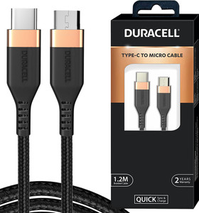DURACELL Micro USB Cable 1.2 m DU048 - DURACELL : Flipkart.com