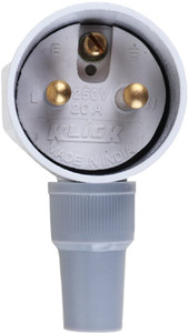 KLICK AC Plug, Metal Clad Protected Plug for AC Boxes and Power Boards ...