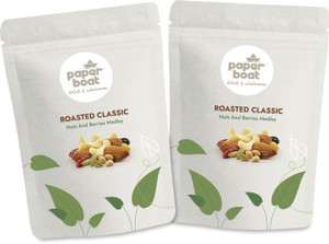 Paper boat Classic Roasted Nuts & Berries Medley, Trail Mix I Almonds I ...