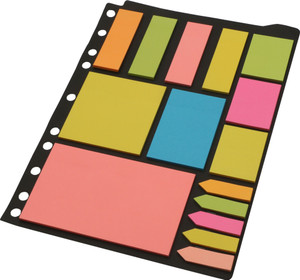 Flipkart.com | KABEER ART file 25 Sheets 250pc file sticky notes, 10 ...