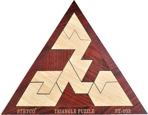 STRYCO WOODEN TRIANGULAR PUZZLE - WOODEN TRIANGULAR PUZZLE . shop for ...
