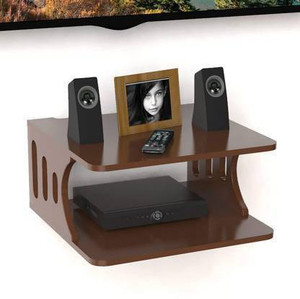 woodinto Wooden Set Top Box Wall Shelf for Setup Box/WiFi Router/ac ...