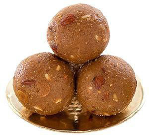 JYPORE Handmade Pure Desi Ghee Dry Fruits Atta Laddu ( 800 Grams) Box ...