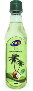 VVD Lite Pure Coconut Oil - 500ml Bottle | 100% Coconut Oil | Thengai ...