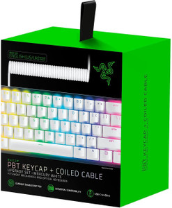 Razer PBT Keycap + Coiled Cable Upgrade Set RC21-01490900-R3M1 Desktop ...