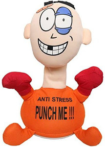 StarsOne funny Punch Me Doll, Sound Punching Bag Stress Relief Toy for ...