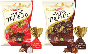 MyFruit Swiss Trupello Chocolate Truffles Center filled with HazelNut ...