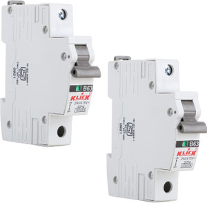 KLICK Classic MCB, SP Miniature Circuit Breaker, Single Pole Switch ...
