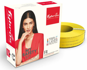 Fybros FR 2.5 sq/mm Yellow 90 m Wire Price in India - Buy Fybros FR 2.5 ...