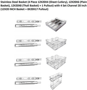 Sanjari Dish Drainer Kitchen Rack Steel Stainless Steel Modular Kitchen ...
