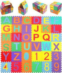 MD7TEEN Alphabet & Number Floor Mats | Puzzle | Non Toxic EVA Foam Mat ...