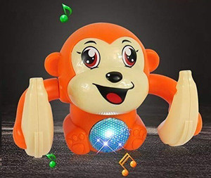 Galactic Dancing and Spinning Rolling Jumping Monkey Toy Voice Control ...