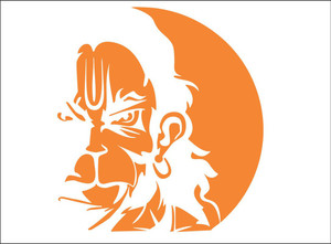 Vijaya enterprises 72 cm Decorative Shri Hanuman ji Wall Sticker size ...