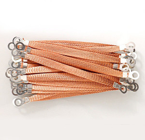 MERKEL 5 pcs / 30 Cm Copper Braid Earthing Grounding Cable Wire Kit ...