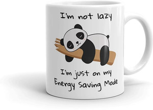 balkrishnaz lazy panda mug for gift Ceramic Coffee Mug Price in India ...