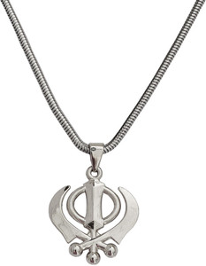 M Men Style Bold Heavy Sikh Khanda Sardar Sikhism Religious Symbol ...