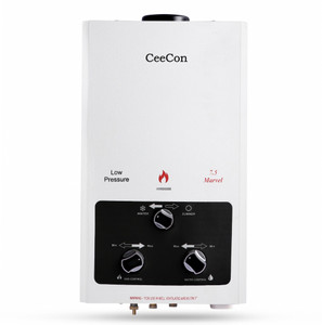 Ceecon 7.5 L Gas Water Geyser (Eco Flame 7.5 LTR Copper Tank 5 Star ...