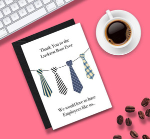 Crease Crease Notecards For Boss Greeting Card Price in India - Buy ...