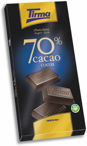 guanchitos tirma Dark Chocolate with 70% Cocoa 125 Gms Bars Price in ...