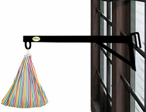 Gonaturs Window Metal Cradle Hanger for New Born Baby (Black) - Buy ...