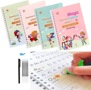 MARCRAZY 4 pcs Copybook for Kids, Calligraphy Pens, Calligraphy Set for ...