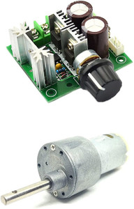 INVENTO 1pcs 12v 10 Kg-cm 200 RPM Side Shaft High Torque Geared DC ...