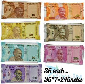 Stylin Indian Currency 245 Fake Nakli Notes of 10,20,30,40 ...