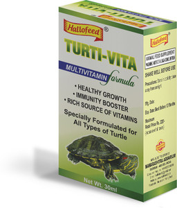 Hallofeed Turti-vita multivitamin formula for all kinds of turtles Pet ...