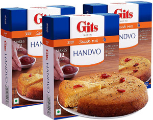 Gits Instant Handvo Snack Mix, (Pack of 3 X 500g Each) 1500 g Price in ...