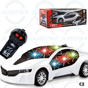 Mahi Zone Wireless Remote Control Fast Modern Car With 3D Light, CAR ...