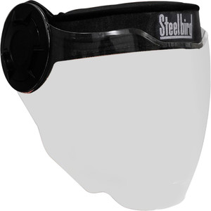 Steelbird SBH-50 ST Unbreakable Reusable Static Face Shield Safety ...