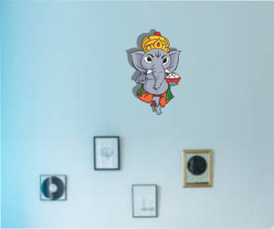 Varadvinayak 45 cm Ganesh Ji Self Adhesive Sticker Price in India - Buy ...