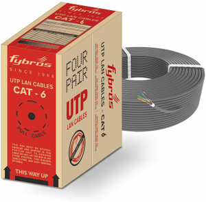Fybros LAN Cable 305 m CAT 6 LAN 305 Meter Communication Wires & Cables ...