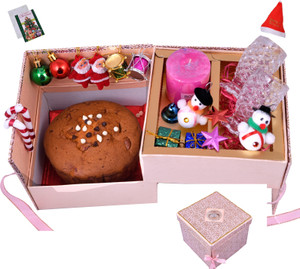 MANTOUSS Christmas Double Decker Plum Cake(300gms) Gift Box/Christmas ...