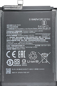 Safa Mobile Battery For Redmi Note 10 Pro / Redmi Note 10 Pro Max Price ...