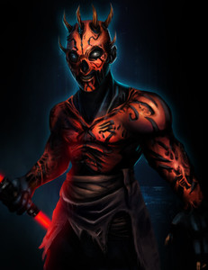Darth Maul Poster MultiColor PhotoPaper Print (12 inch X 18 inch ...